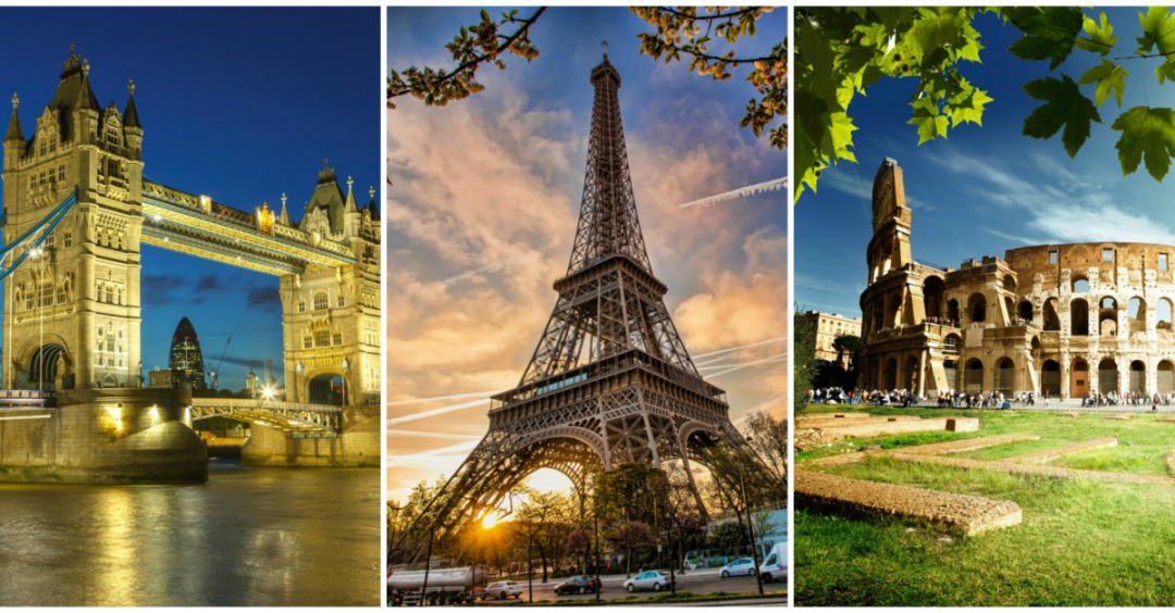 Step by Step 3 Week Itinerary - London Paris Italy Travel