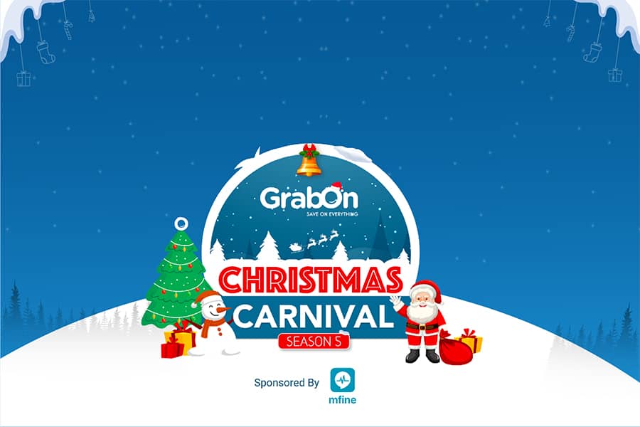 GrabOn Christmas Carnival: Play And Take Home Incredible Prizes