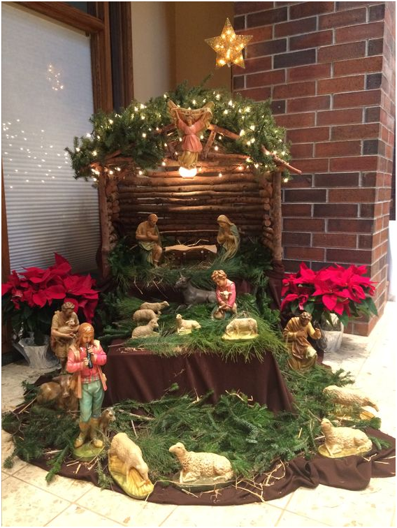 How To Make Christmas Crib Decoration At Home Psoriasisguru